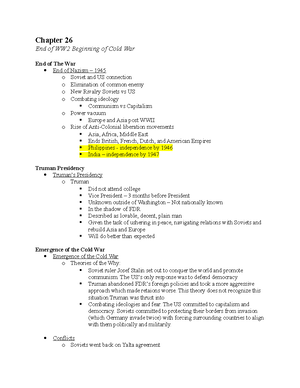 Chapter 29 - The Vietnam War, Nixon and 1960-70s Society - Chapter 29 ...