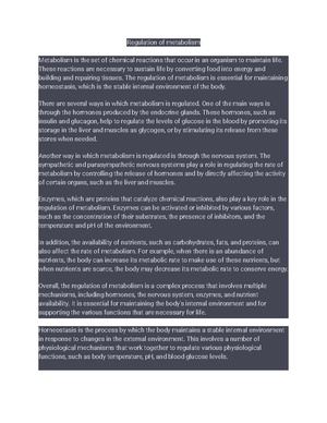 Metabolism - aserd - Metabolism is a complex process that affects our ...