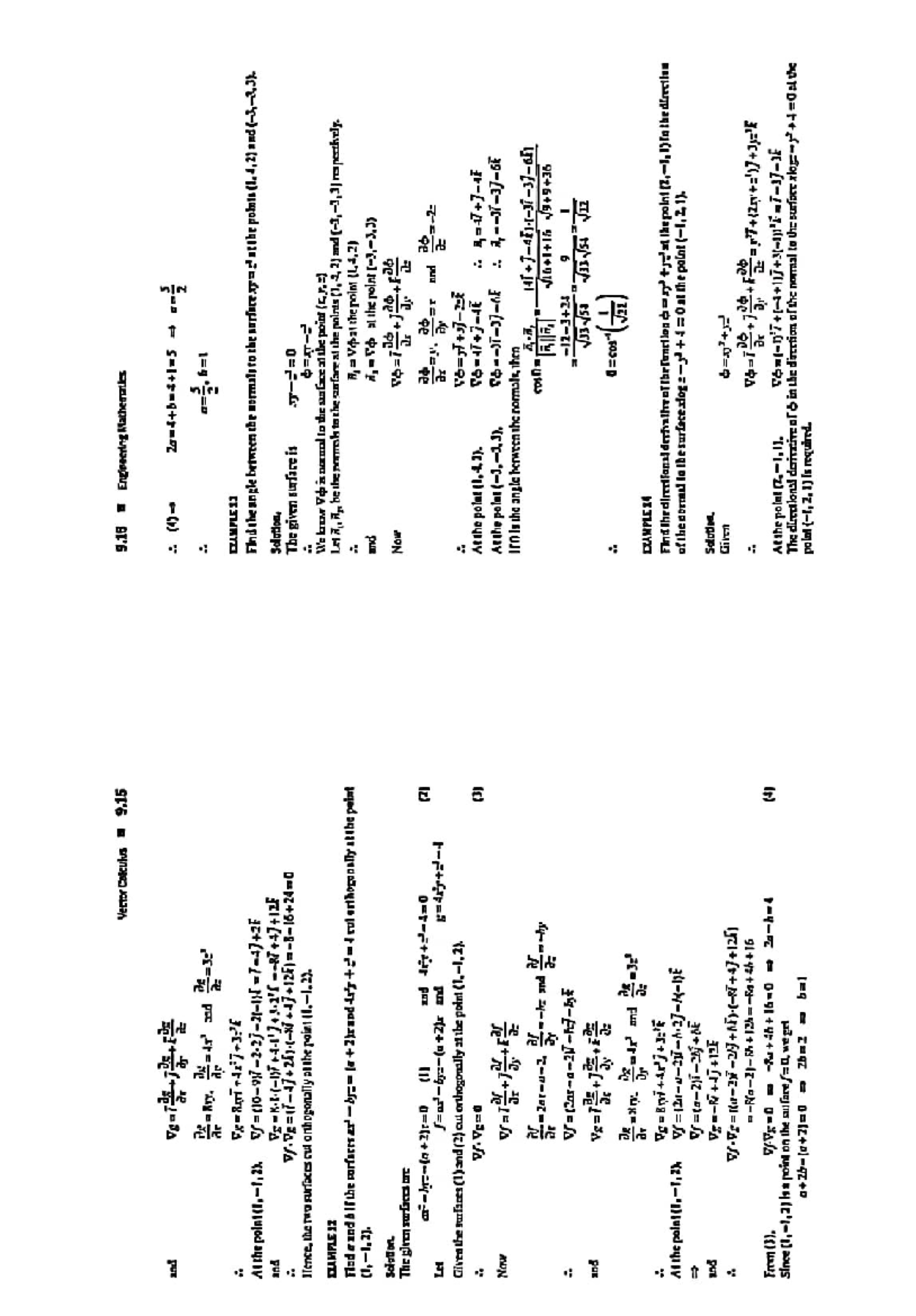 ACC745 9 - Bdhdd - Vector Calculus . 9 9 . Engineering Mathematics and ...