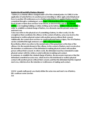 Section 20 OAPA 1861 - Statutory offences – any act of parliament (law ...