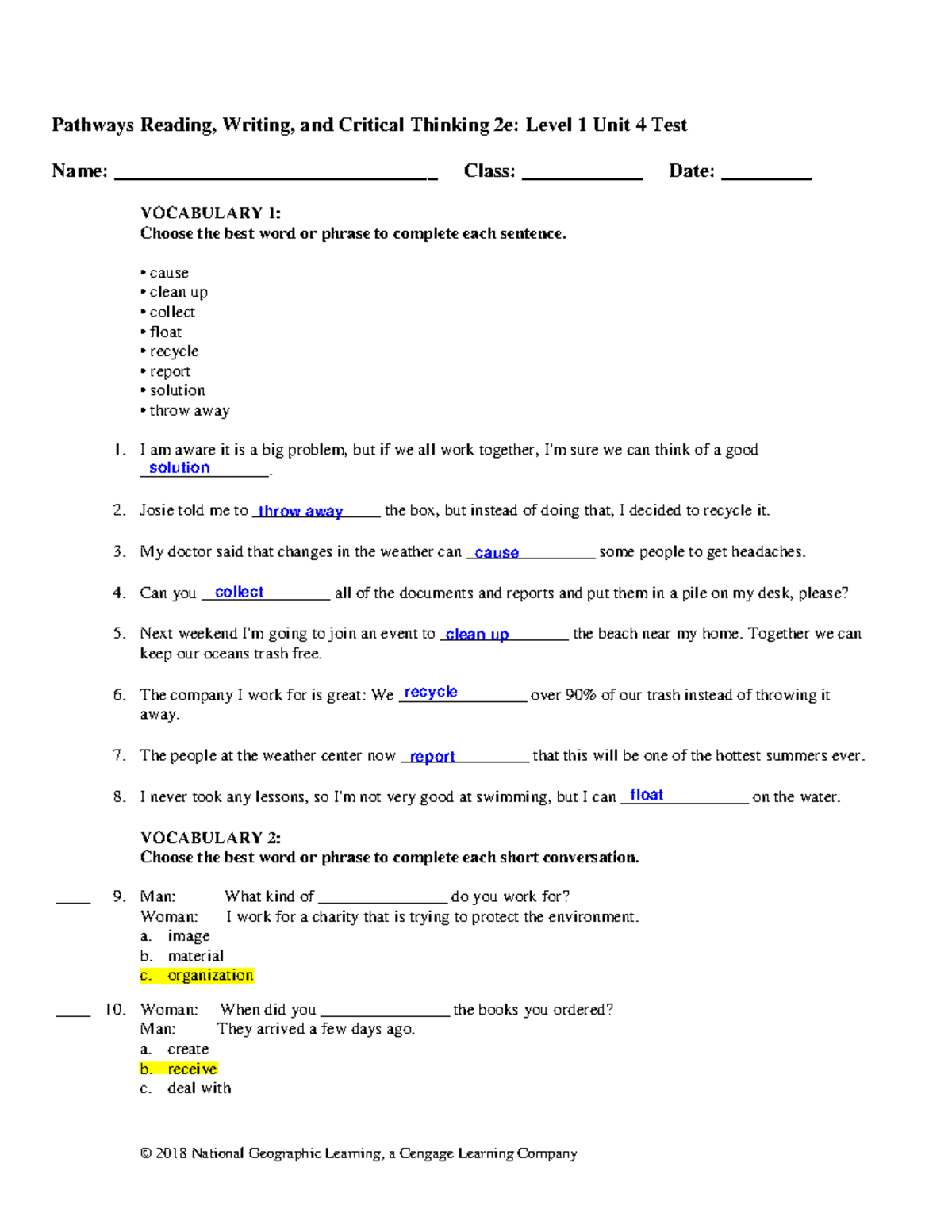 Anh Văn 3-4 Elearning - Pathways Reading, Writing, and Critical ...