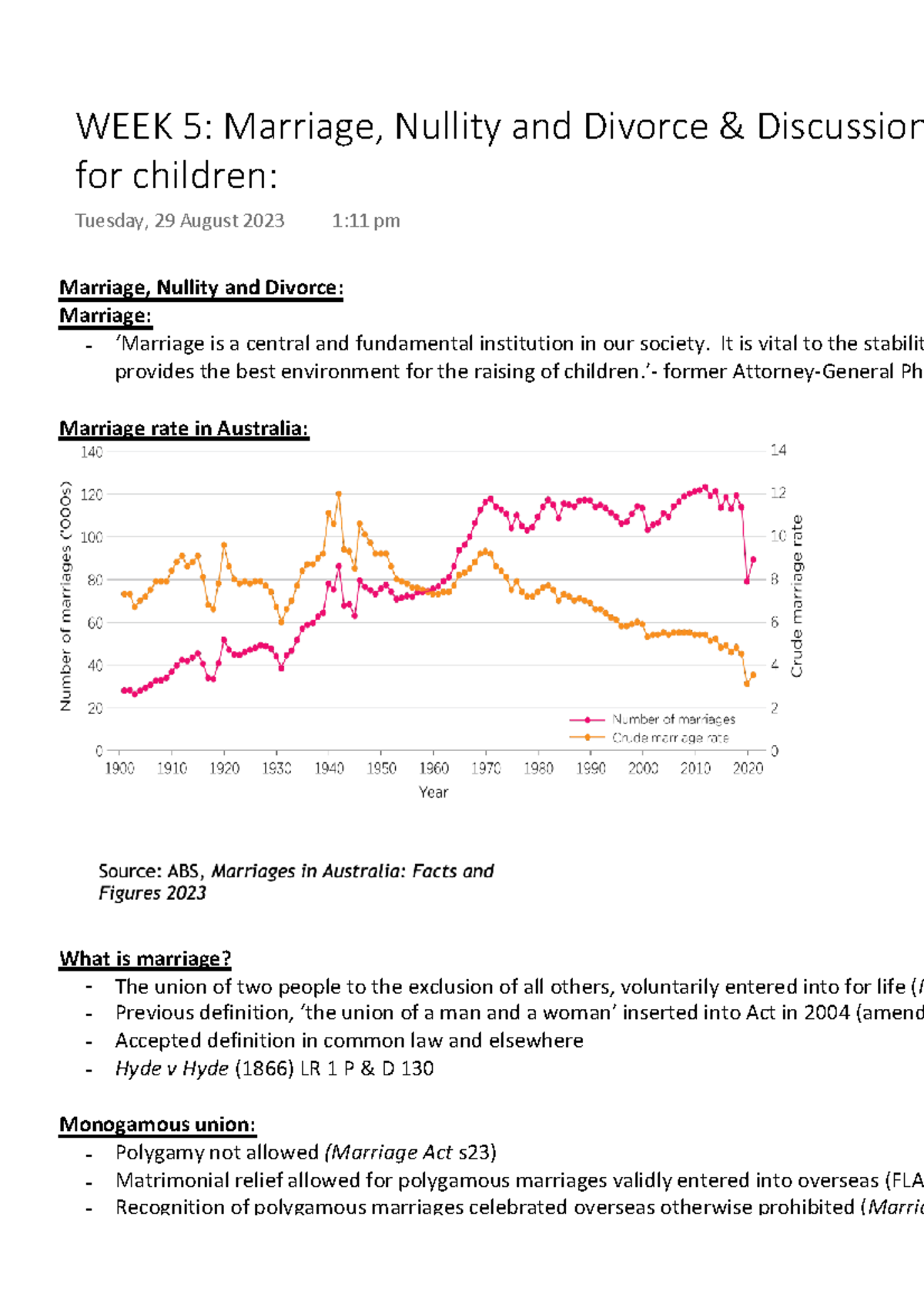WEEK 5 Marriage, Nullity and Divorce & Discussion on Decision-making ...