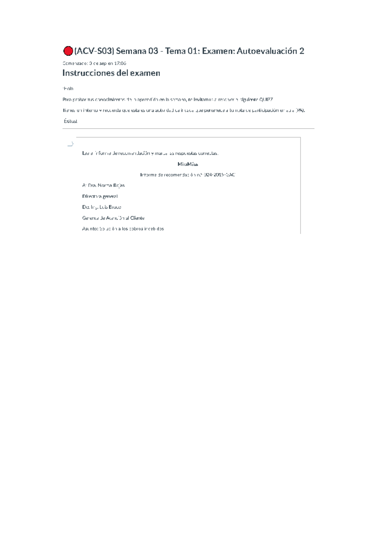 Evaluacion en linea 2 CYR2 - Comprensión y Redacción de textos II - Studocu