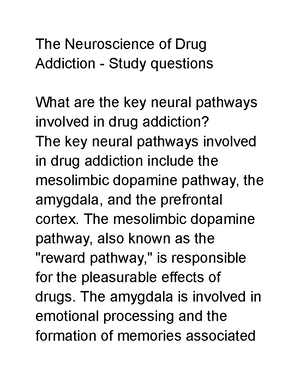 Pharmacology of Commonly Abused Substances - Study Questions - Google ...