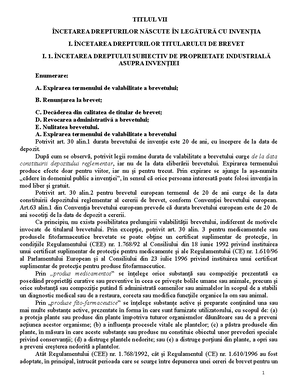 Inventia - Bine de știut - Proprietate intelectuala - UniBuc - Studocu