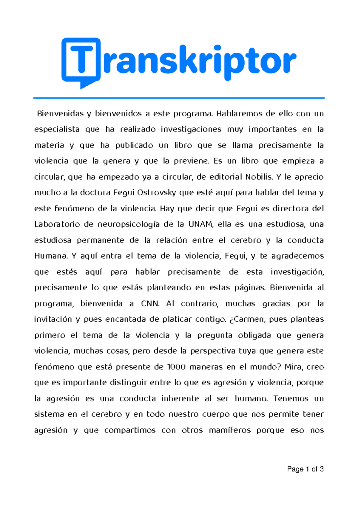 AUD-20240509-WA1127 - GUGUGUG - Page 1 of 3 Bienvenidas y bienvenidos a ...