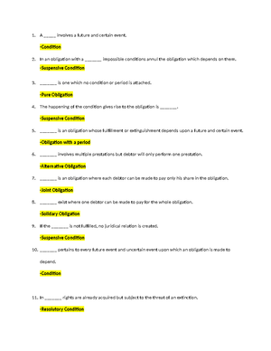 Pure and Conditional Obligations - 1179-1192) Obligations with a Period ...