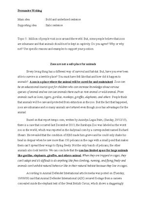 Protect the Earth from Enviromental Damage (Persuasive Writing ...