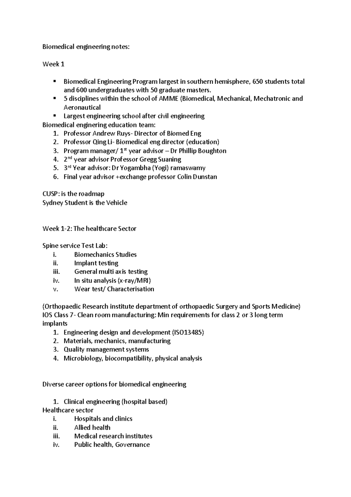 Biomedical engineering notes exam prep (Auto Recovered) - Biomedical ...
