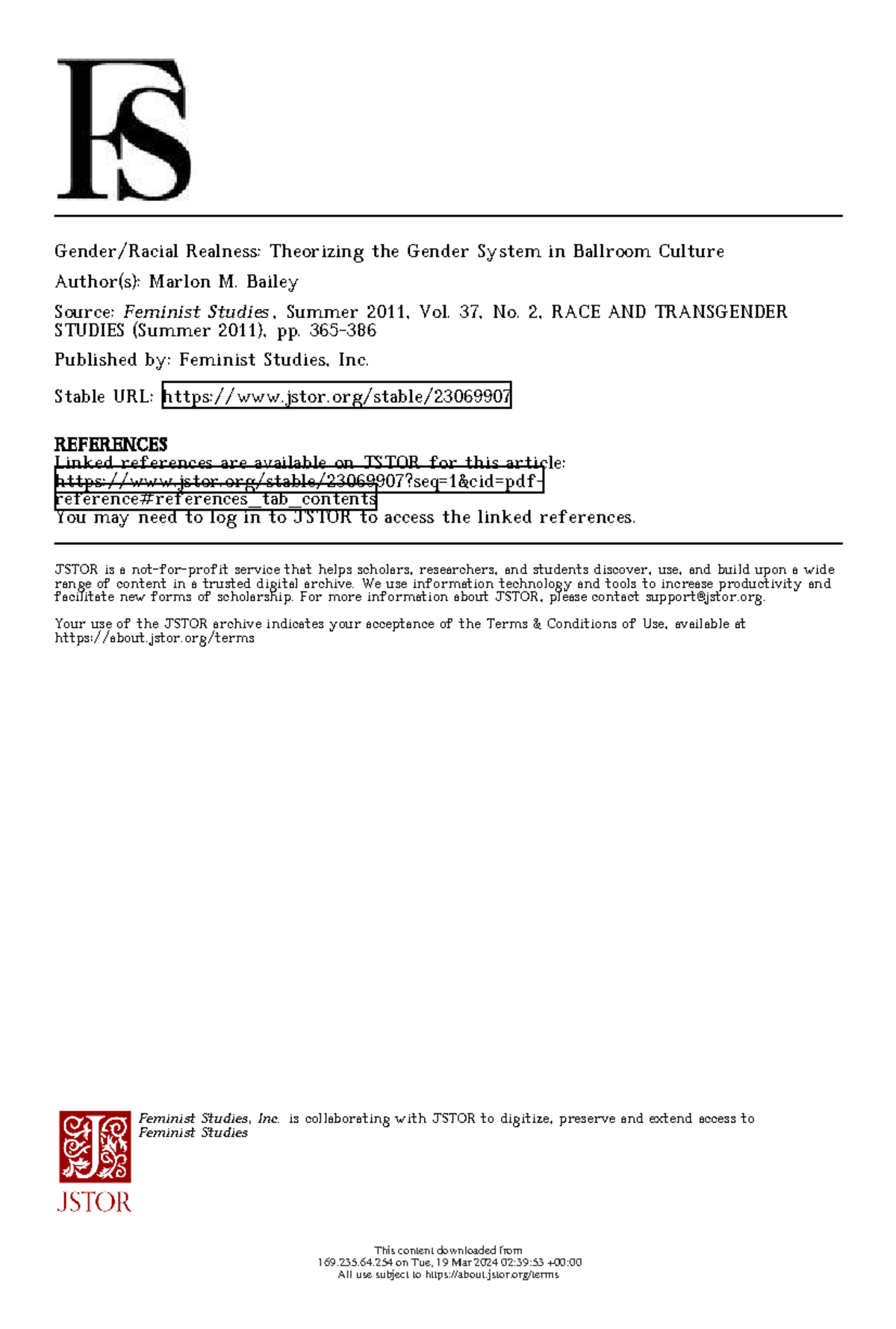 13. Bailey-Gender Racial Realness Theorizing-2011 - Gender/Racial ...