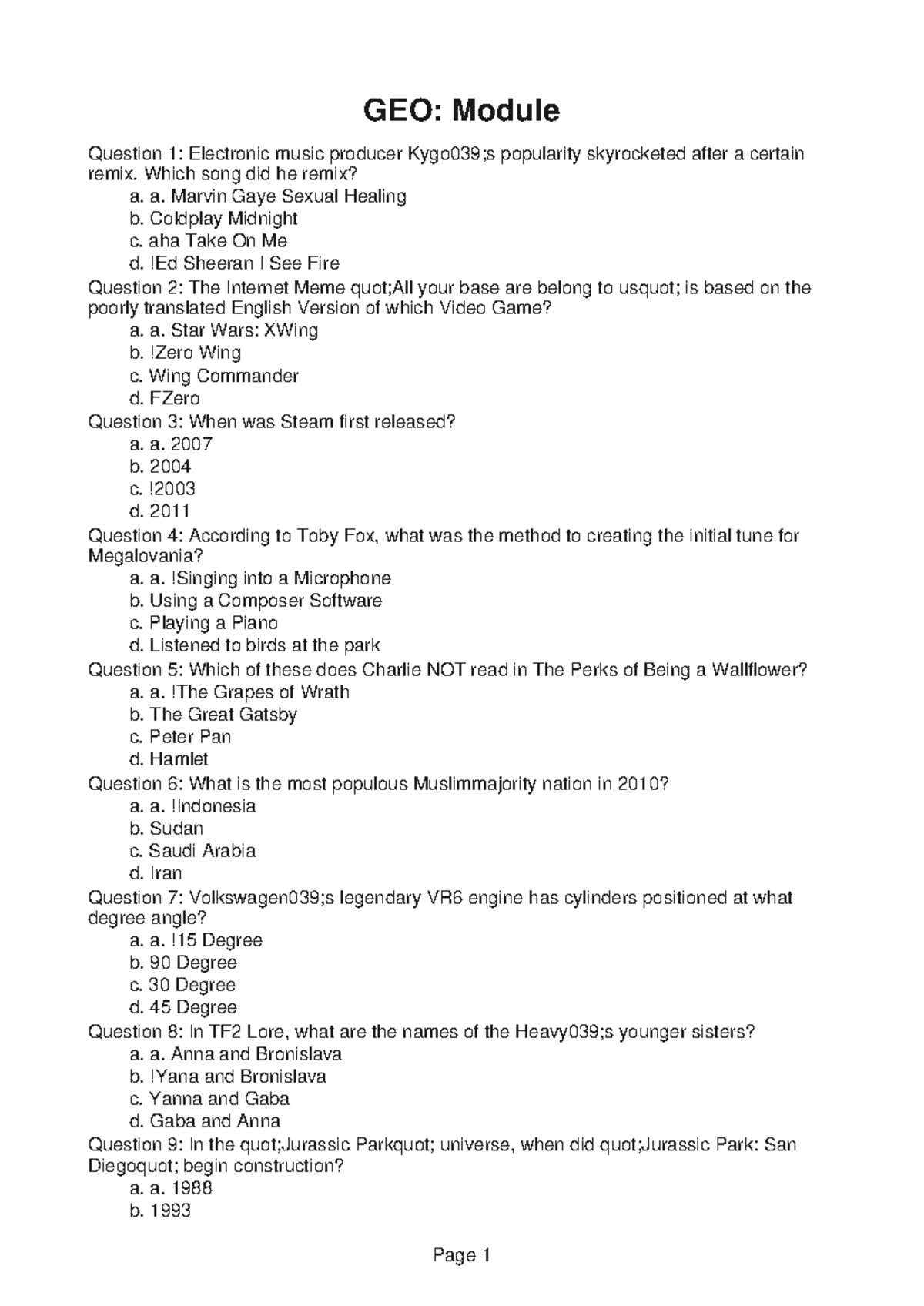 GEO147-Powerpoint-5 - GEO147-Powerpoint-5 - GEO: Module Question 1 ...