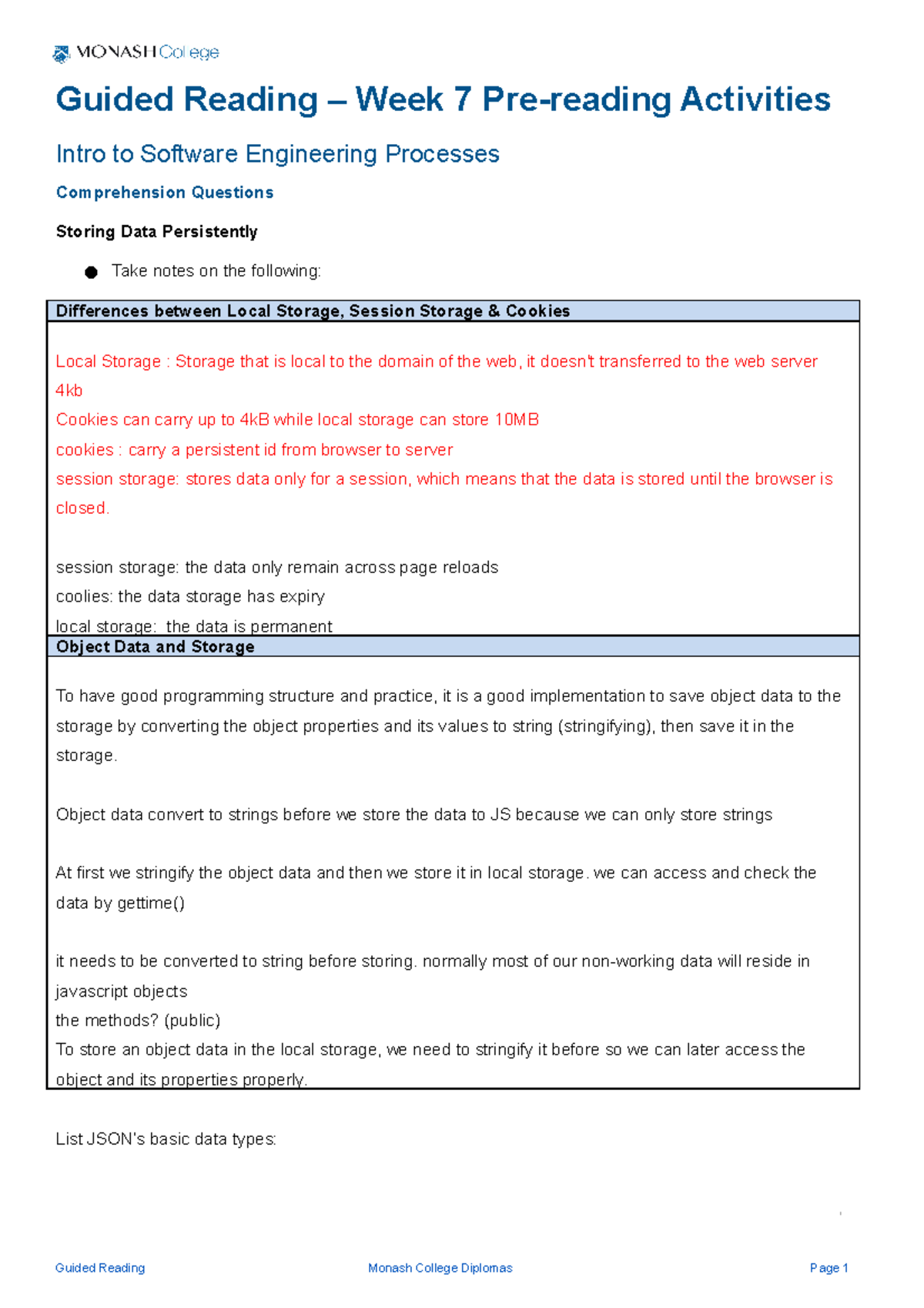 MCD4290 Week7 Guided Pre Reading - Guided Reading – Week 7 Pre-reading ...
