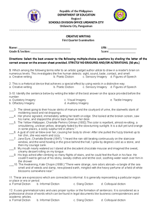 Detailed Lesson PLAN narrative writing - COLLEGE OF EDUCATION Bachelor ...