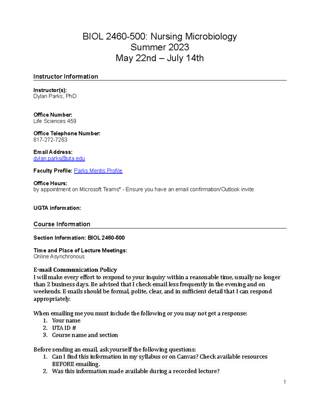 Nursing Micro 2460 - Study guide - BIOL 2460-500: Nursing Microbiology ...