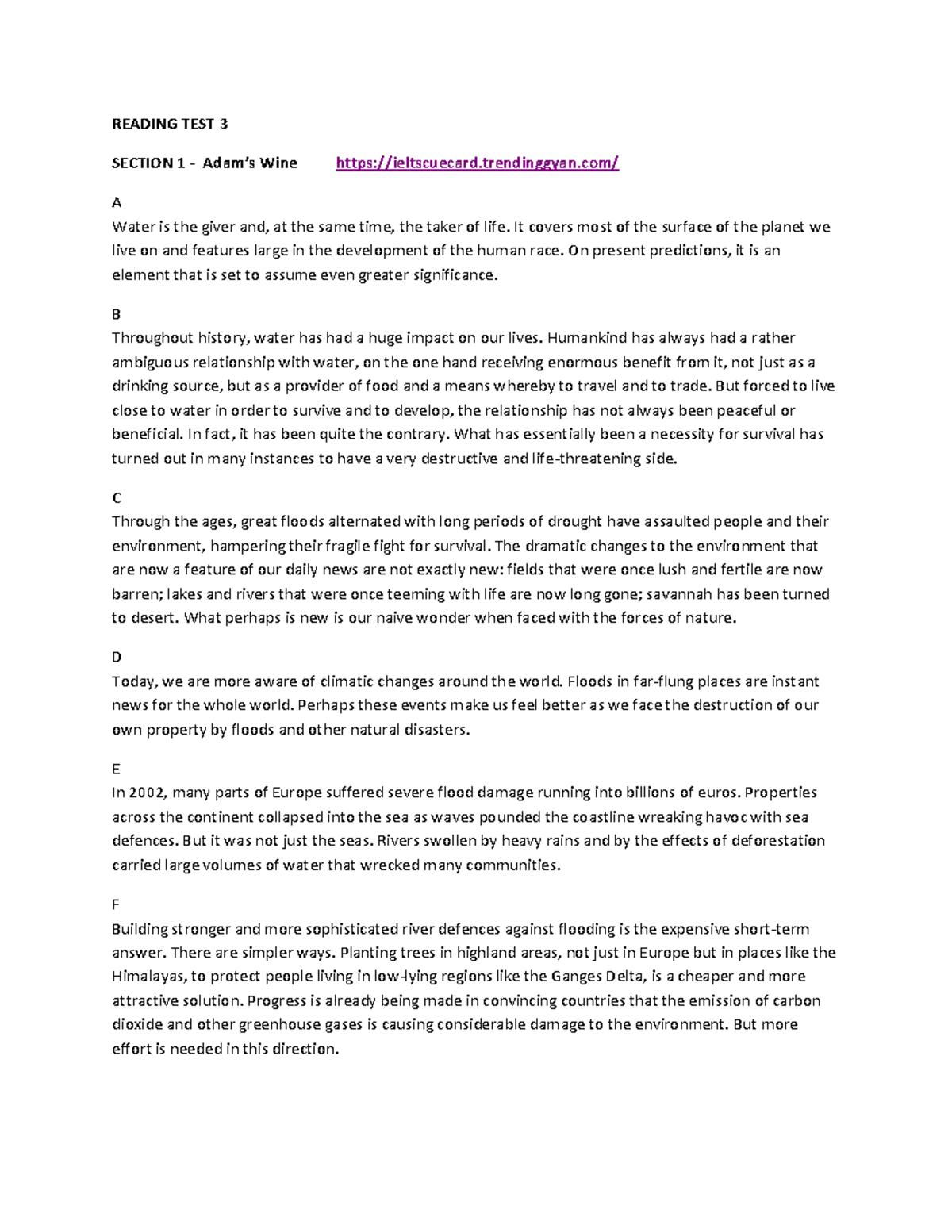 Ielts Reading TEST 3 Good READING TEST 3 SECTION 1 Adam s Wine ielts-reading-test-3-good-reading-test-3-section-1-adam-s-wine