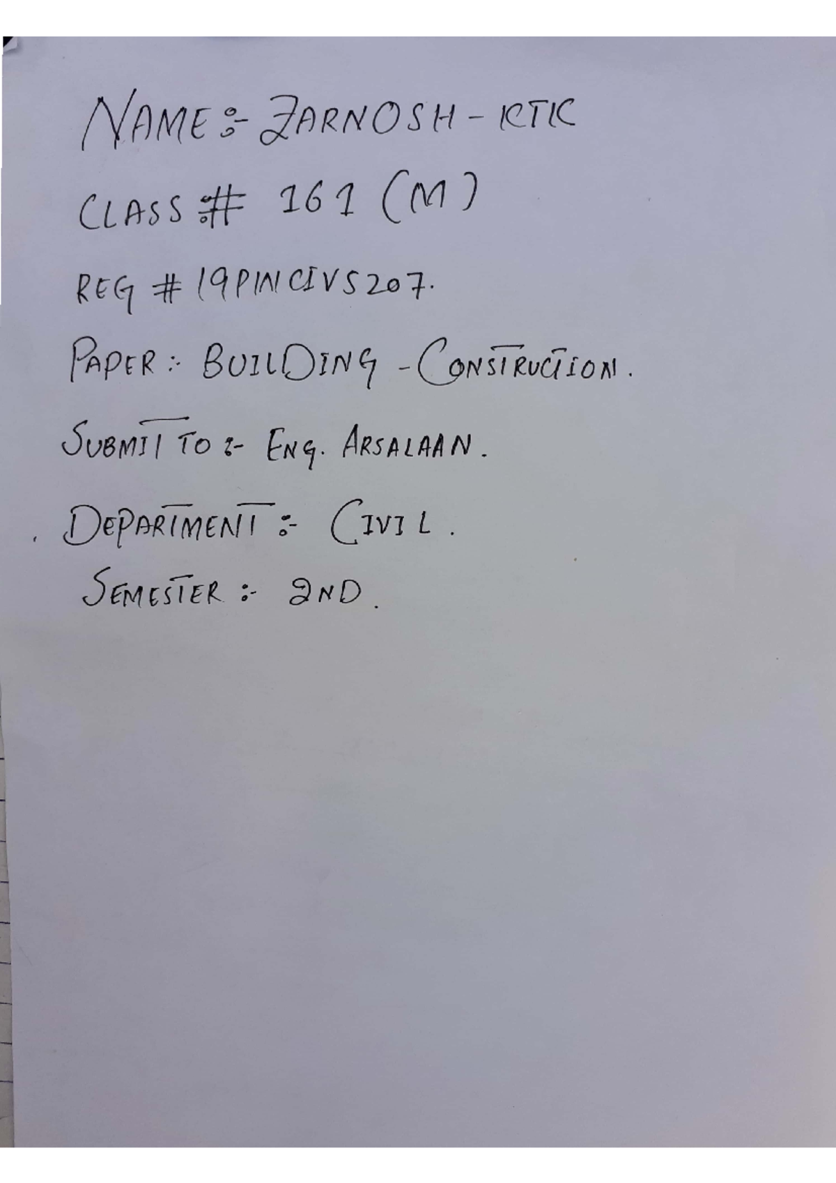 Building construction solved paper - Building Construction and Drawing ...