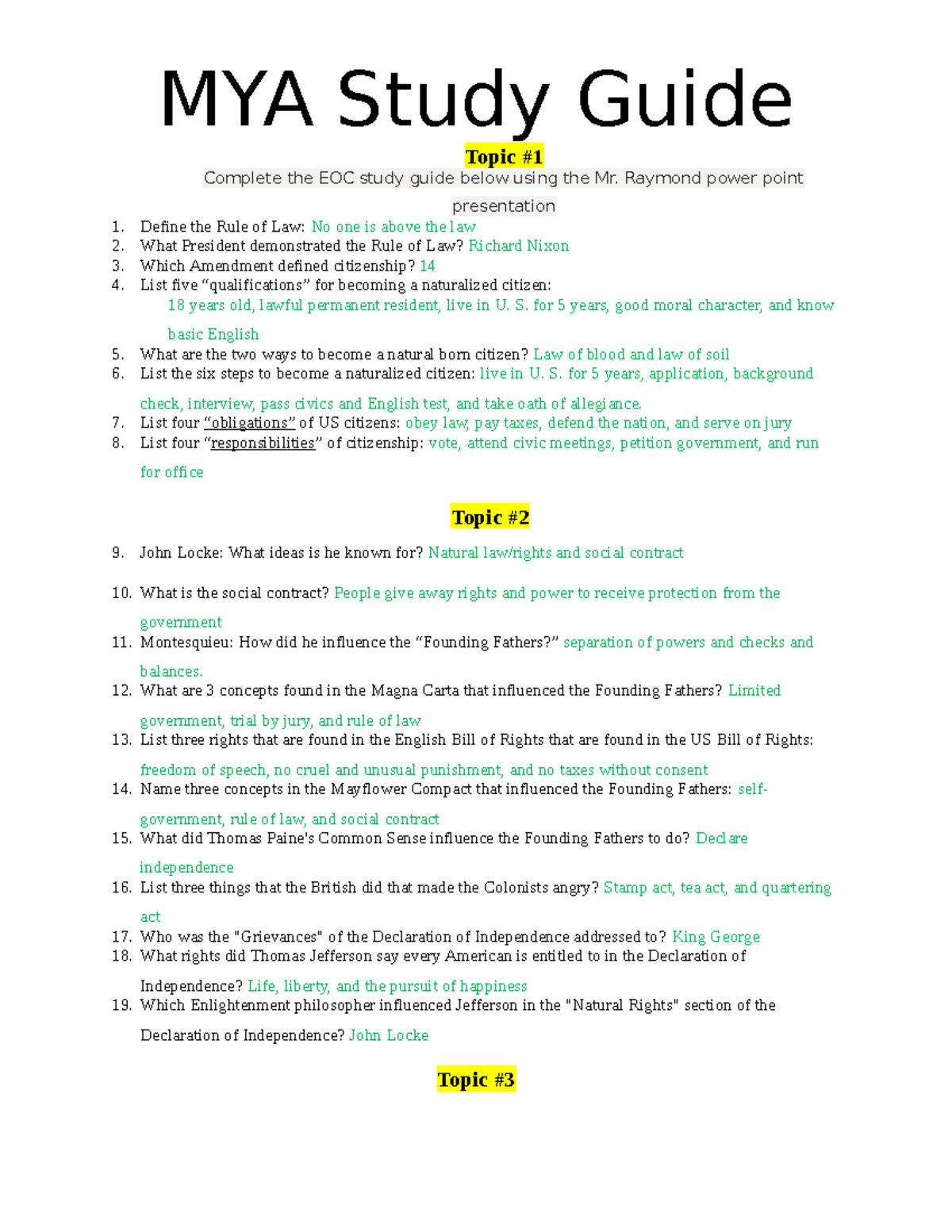 A707efaef 1743bccb877234 d58b64c71 - Topic Complete the EOC study guide ...