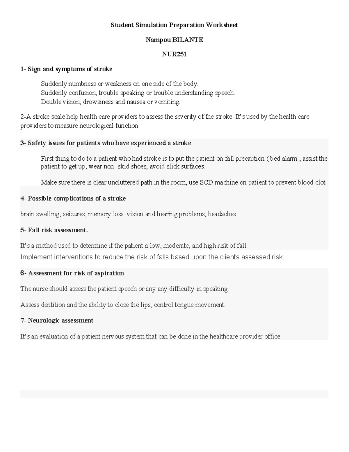 Similation pretest - Student Simulation Preparation Worksheet Nampou ...