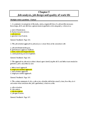 Sample Job Analysis Questionnaire and Job Description - Job Analysis ...