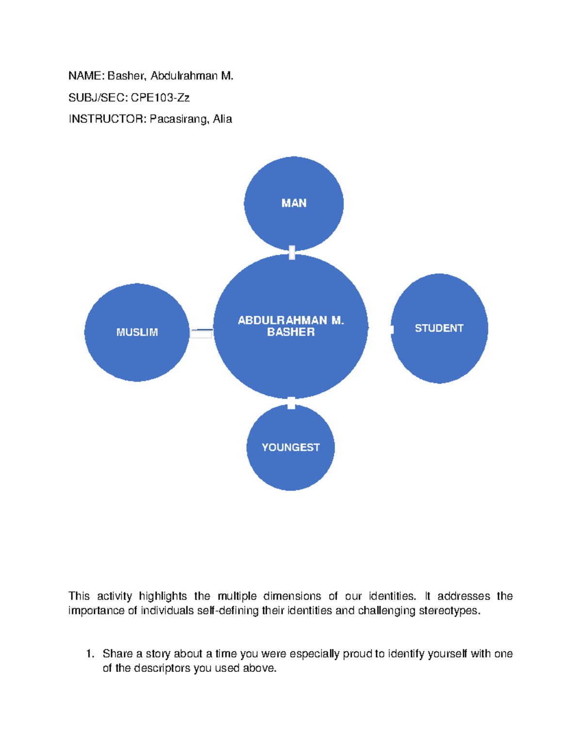 Circles OF MY Multicultural SELF-converted - NAME: Basher, Abdulrahman ...