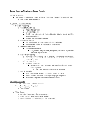 Chapter 2 Notes - Chapter 2- The Ethical Goal of Professional Practice ...