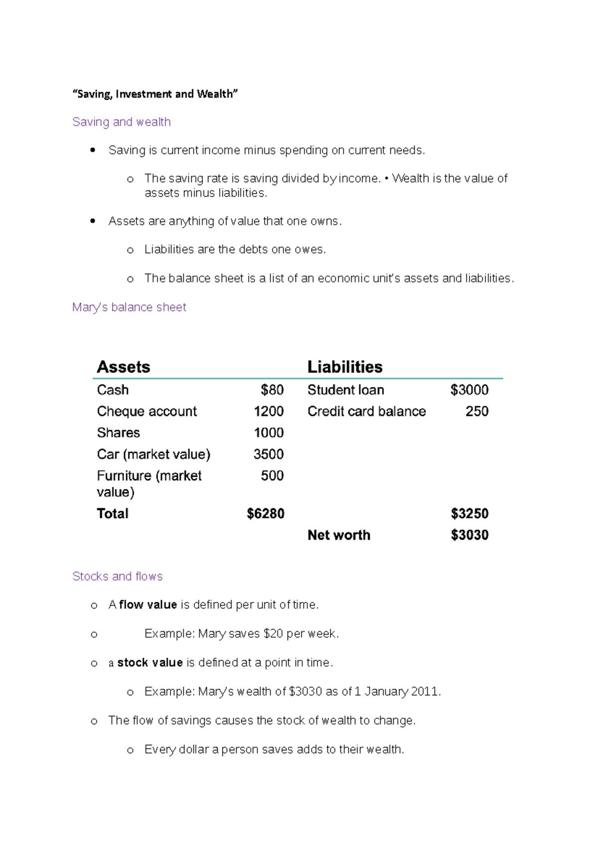 ECON1102 week 3 notes - ECON1102 - ANU - Studocu