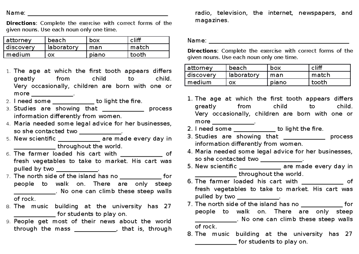 Grade 10 Activity - art - Name ...