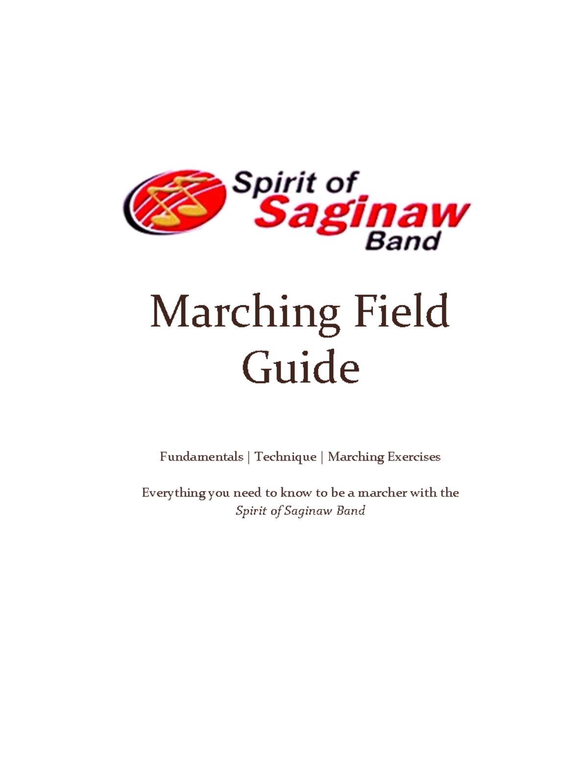 SOS Marching Field Guide - Marching Field Guide Fundamentals ...