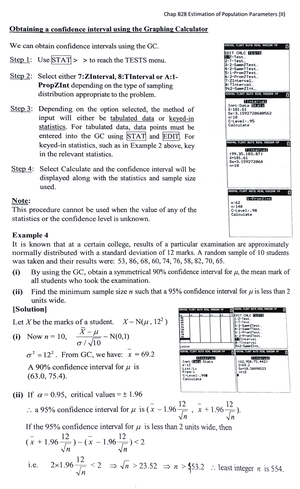 MH3500 Assignment 04 - MH3500 Statistics Assignment 4 AY2023/24 Semester 2 Problem A4. Let ܺ ଵǡ ...
