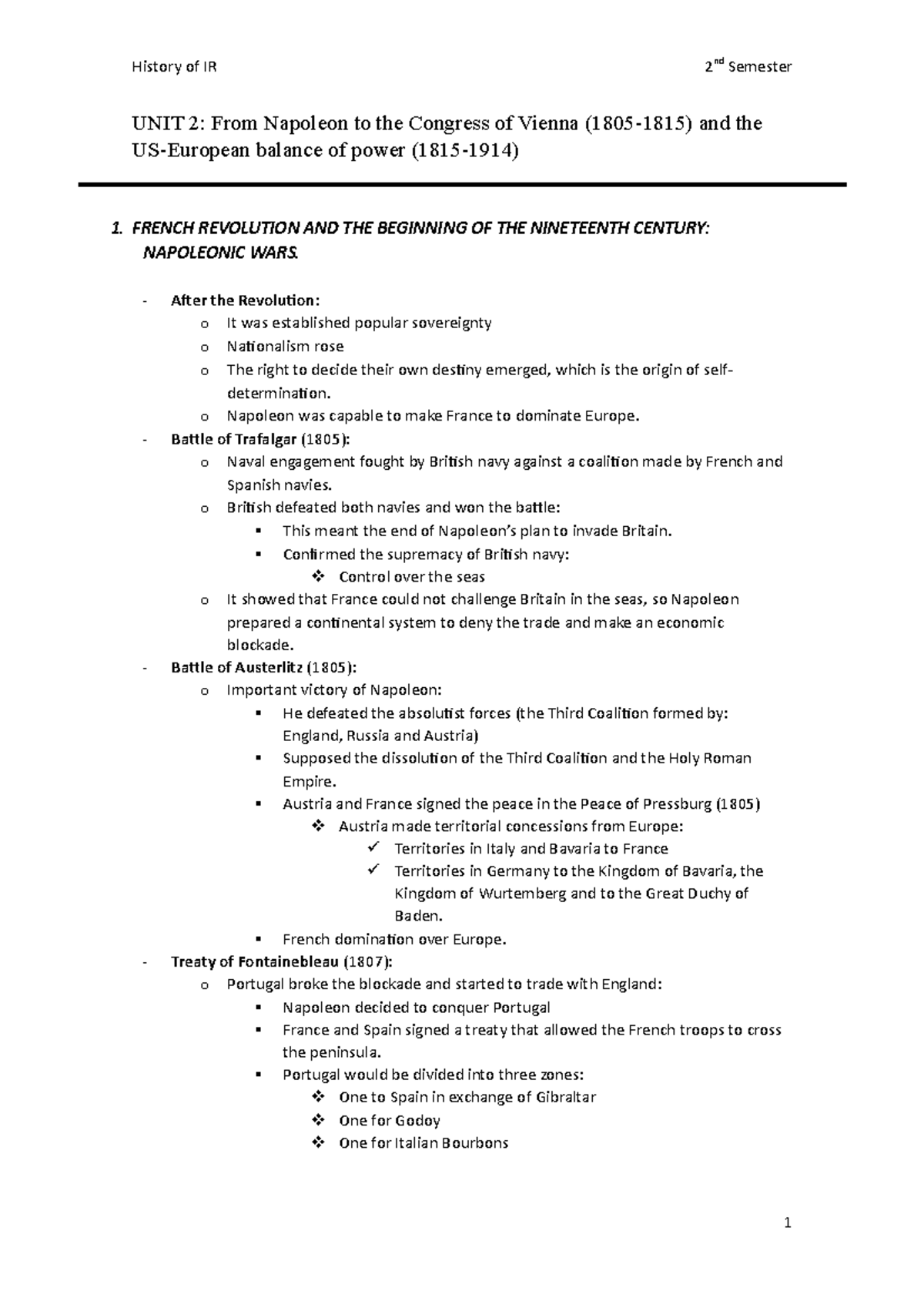 Apuntes-2 - Apuntes 2 - UNIT 2: From Napoleon to the Congress of Vienna ...