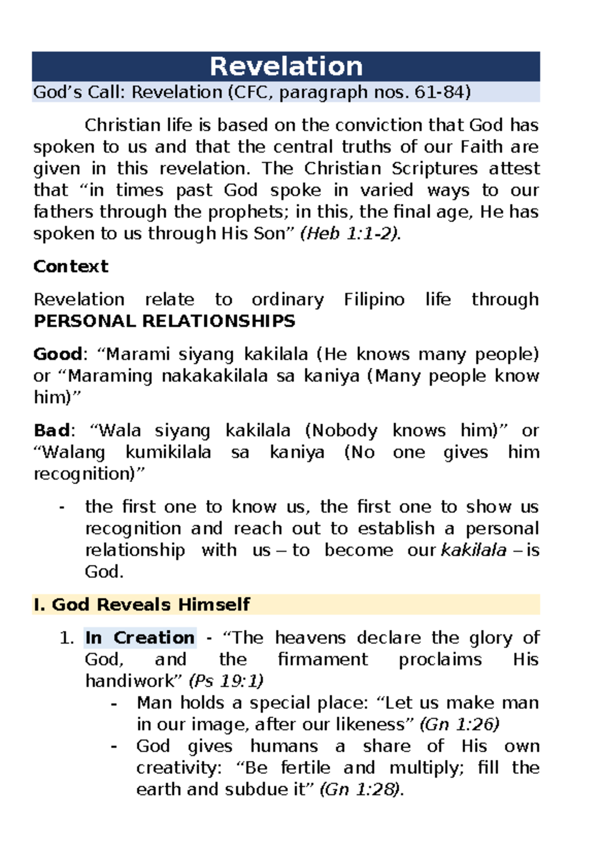 Spieco Revelation Notes - Revelation God’s Call: Revelation (CFC ...