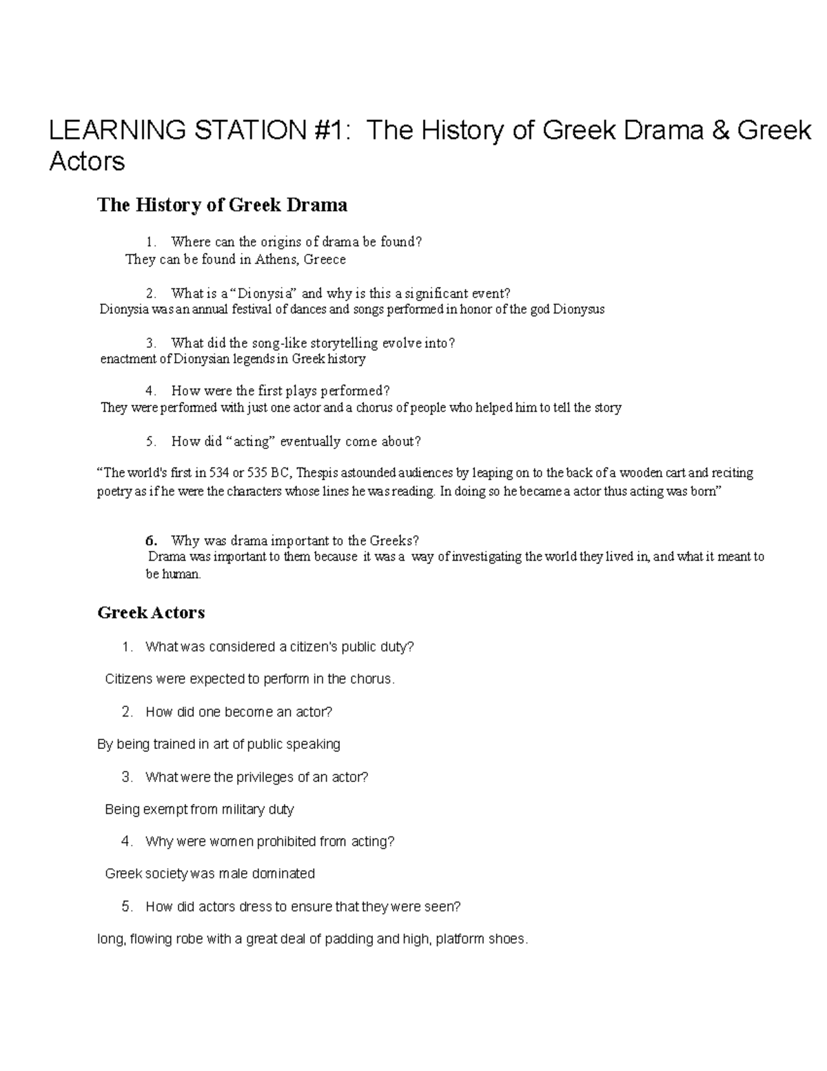 Copy of FT 1 19 Core Lab Worksheet - LEARNING STATION #1: The History ...