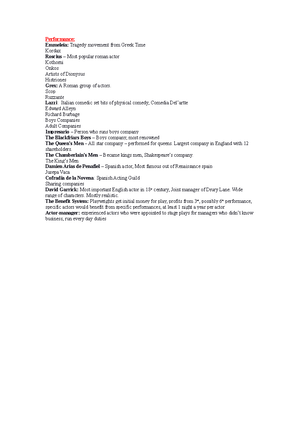 History of theatre - playwrights and producers - Playwrights and ...