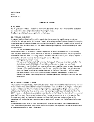 DWP2 - Task1 to DWP2 - Task 1 Social Studies Learning Segment Template ...