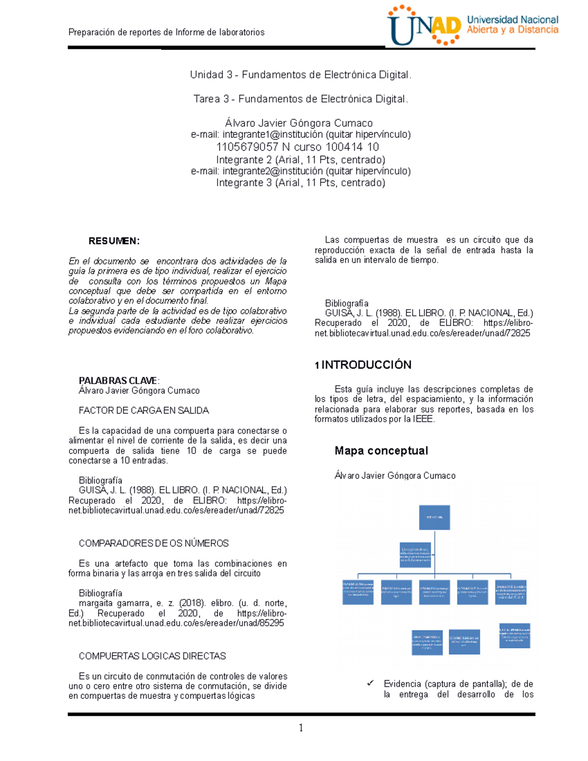 Tarea 3 Fundamentos de Electrónica Digital - Unidad 3 - Fundamentos de ...