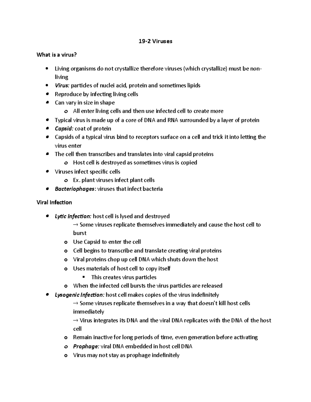 19-2 - its cell bio for grade 11 - 19-2 Viruses What is a virus? Living ...