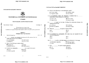 Cryptography and Network Security Organizer - Studocu