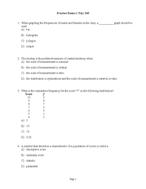 Chapter 14 Correlation - Chapter 14: Correlation Correlations: Measuring and Describing - Studocu