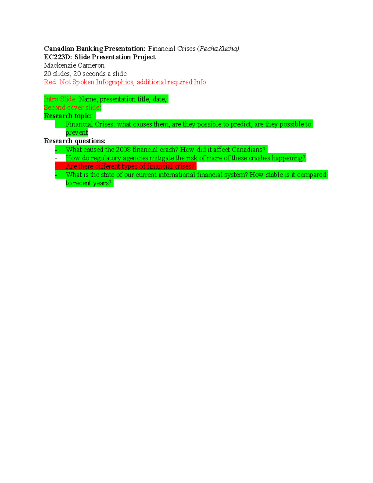 Canadian Banking Presentation - There have been several different ...