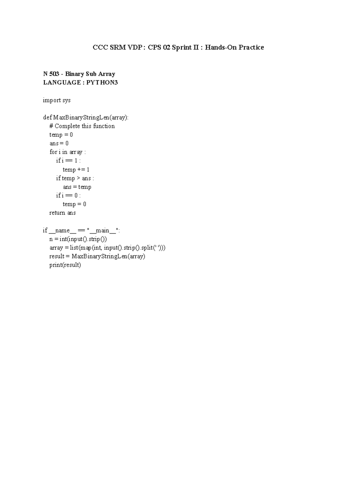 CPS Hands-on Practice Solutions - CCC SRM VDP : CPS 02 Sprint II ...