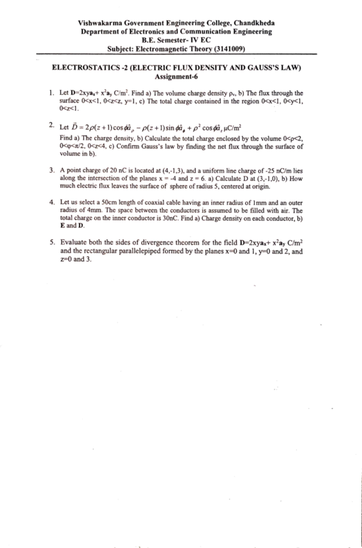 ET Assignment 6 - emt - Basic Electronics - Studocu