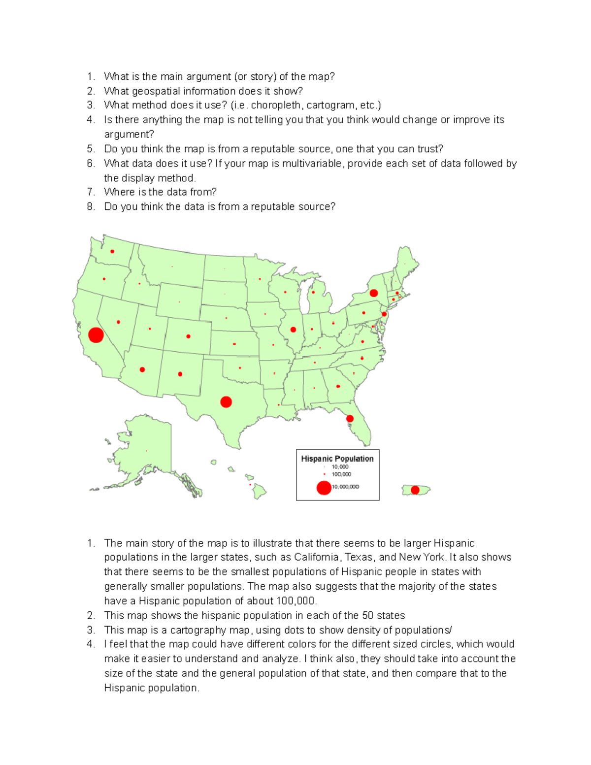 Discussion 4-2 - Professor: Chelsea Nestel - What is the main argument ...