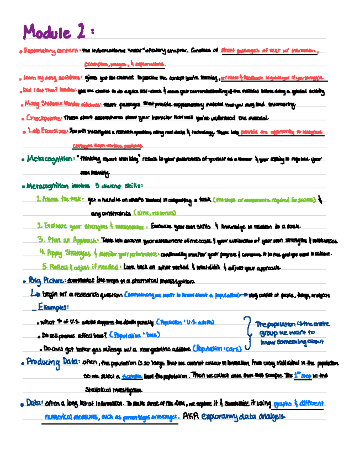 Unit 1 - Unit 1 - ####### Module 2: · Explanatory content:the ...