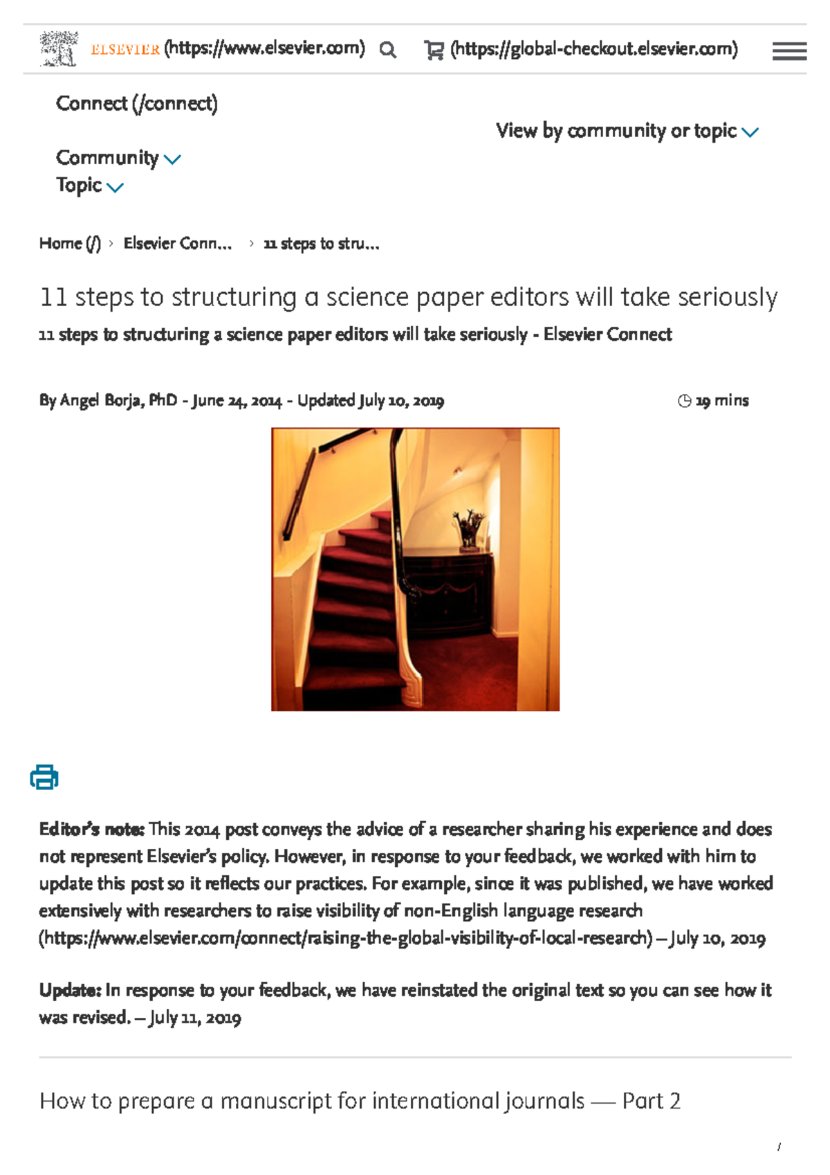 11 steps to structuring a science paper editors will take seriously ...