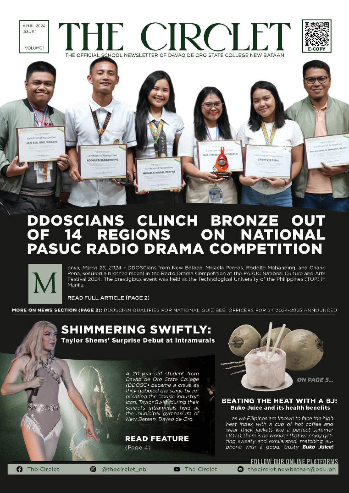 Campus Paper Group 2 Final compressed - APRIL 2024 ISSUE 1 THE CIRCLET ...