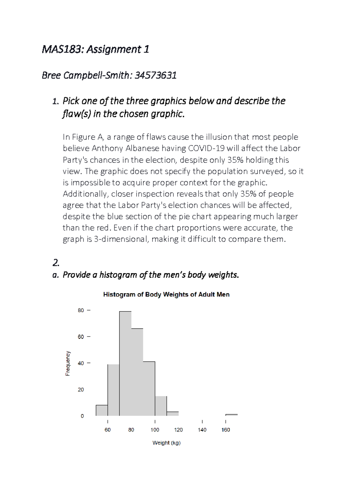 MAS183 Assignment 1 - Pick one of the three graphics below and describe the flaw(s) in the ...