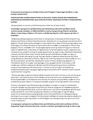 Q1-Filipino-10 Module-5 - Filipino Unang Markahan Sariling Linangan Kit ...