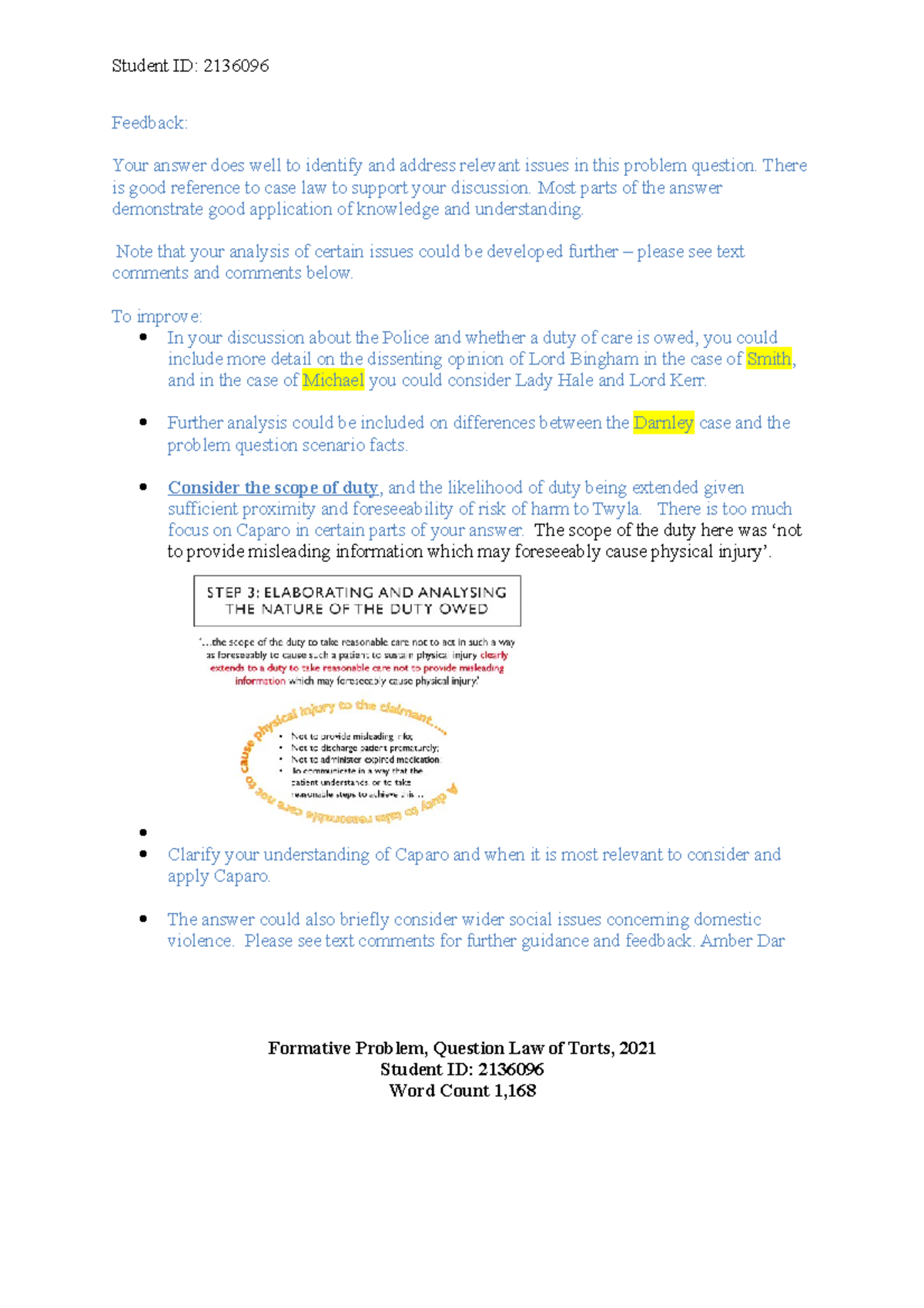 Formative PQ 2021 - Feedback: Your answer does well to identify and ...