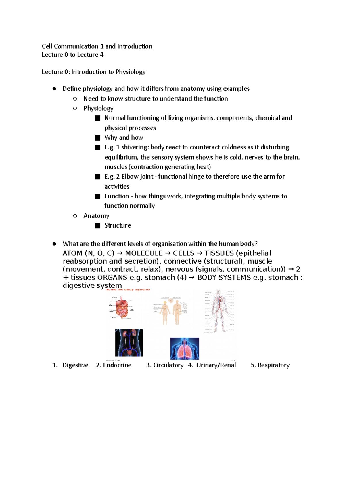 Cell Communication 1 and Introduction - Cell Communication 1 and ...