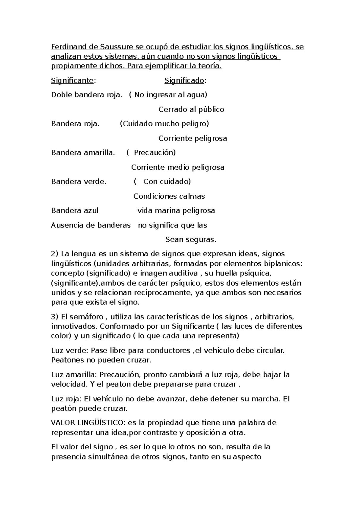 Actividad 1 y 2 Semio^ - Tp 1 y TP 2 - Ferdinand de Saussure se ocupó de estudiar los signos ...